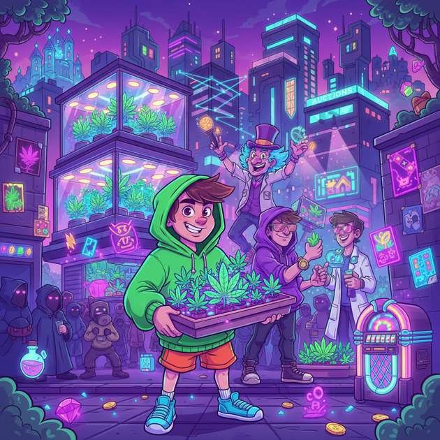 Neon Grow City - Adventure RPG by Jabali AI