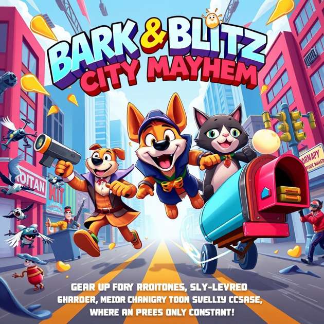 Bark & Blitz: City Mayhem - Maze Shooter Arcade by Jabali AI