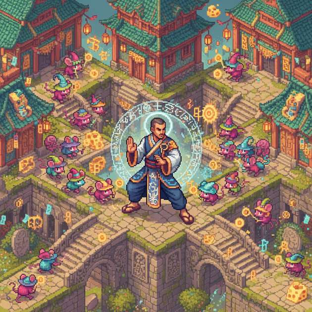 Monastery Mice: Monk's Quest - Dungeon Crawler RPG by Jabali AI