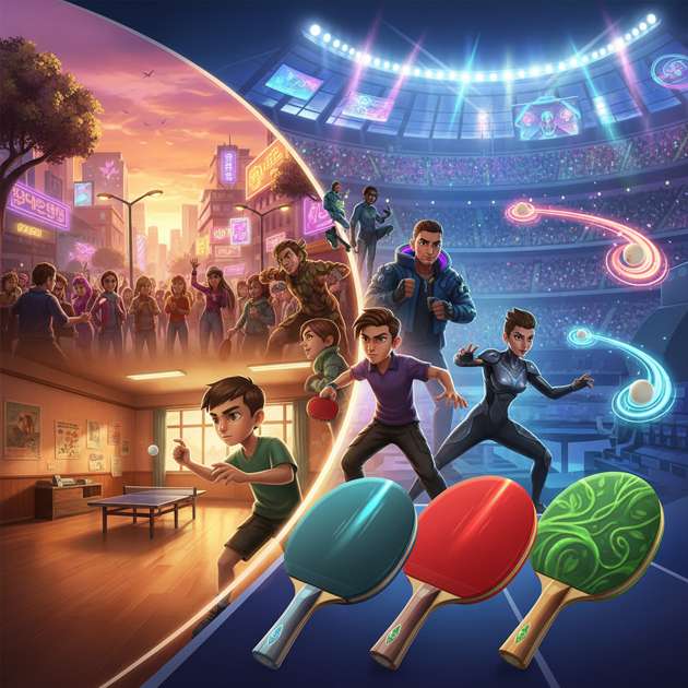 Neon Spin Masters - Ping Pong by Jabali AI