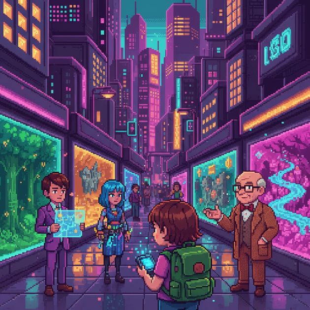 Hologram Museum Nights - Adventure RPG by Jabali AI