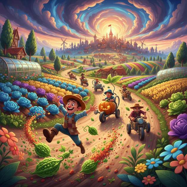 Gourd Rush Rally - 3D Open World by Jabali AI