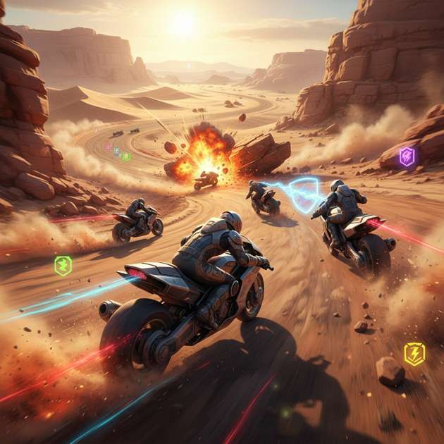 Desert Rush: Combat Racers - 3D Racing by Jabali AI