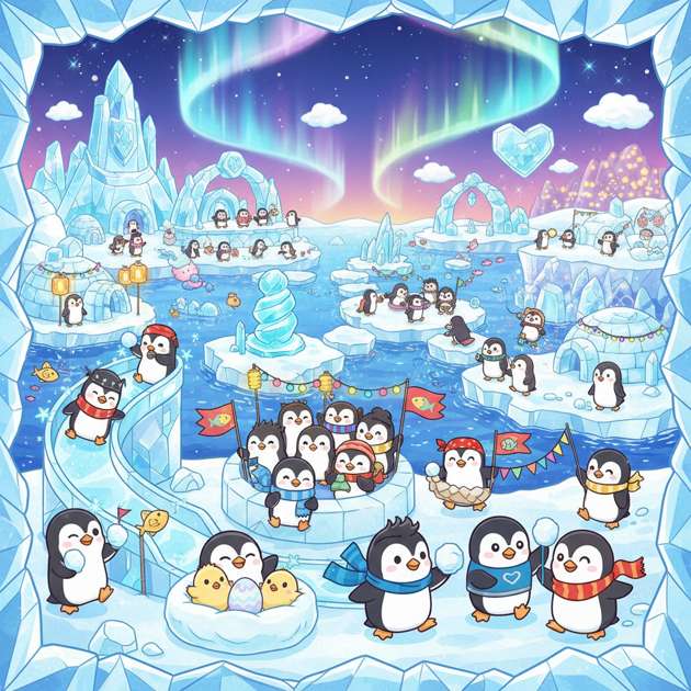 Penguin Pals Parade - Idle RPG by Jabali AI