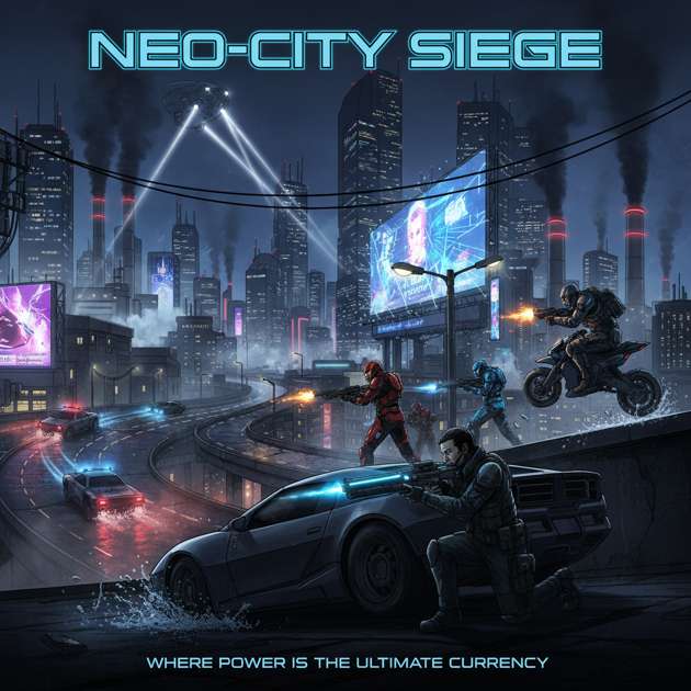 Neon City Rivals - 3D Open World by Jabali AI