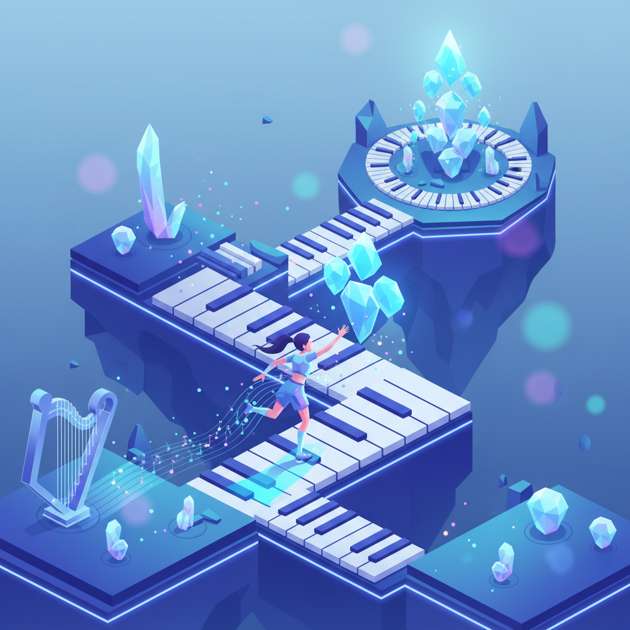 Melody Runner - Rhythm Platformer by Jabali AI