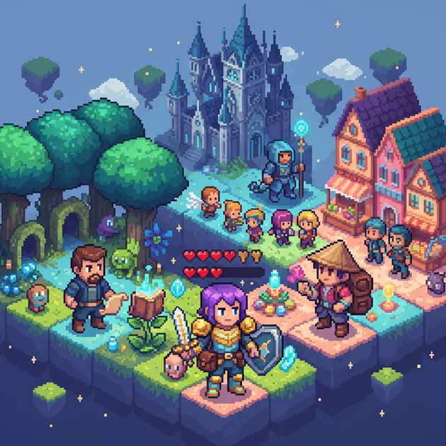 Pixel World Poetry - Adventure RPG by Jabali AI