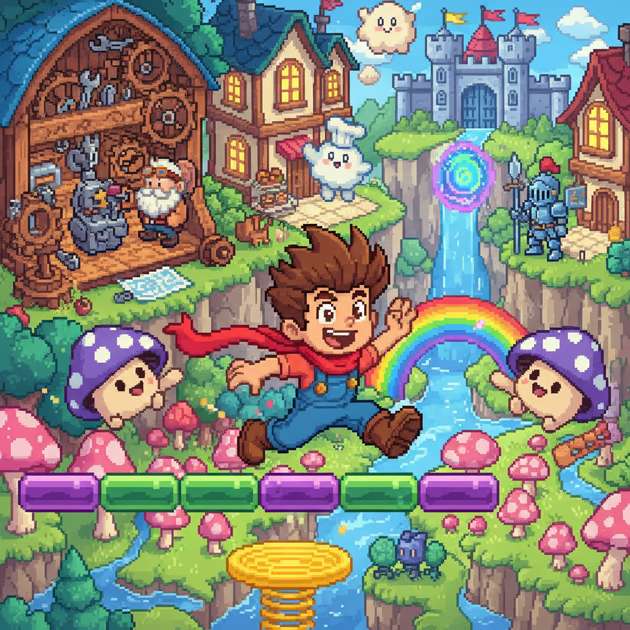 Zipo’s Pixel Quest - Adventure RPG by Jabali AI