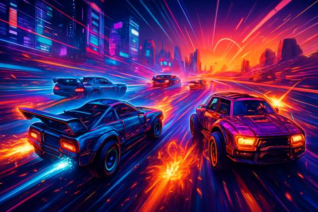Quantum Drift: Hyper Rush - 3D Racing by Jabali AI