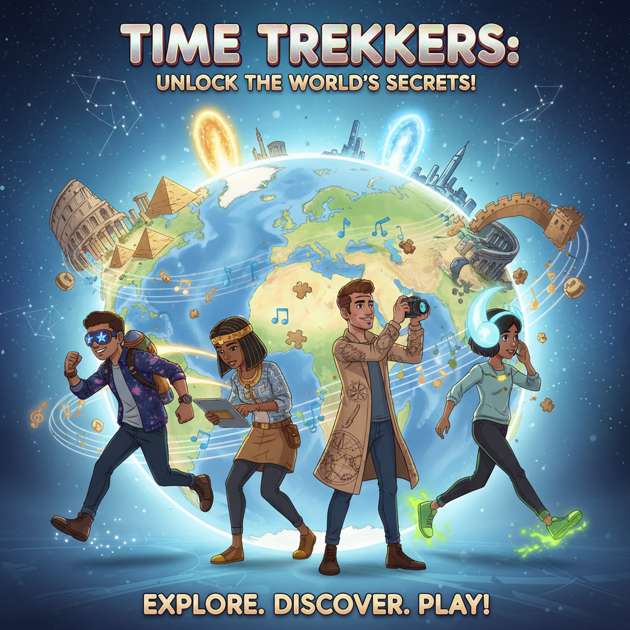 Wonders Unlocked: Time Trek - Trivia Game by Jabali AI