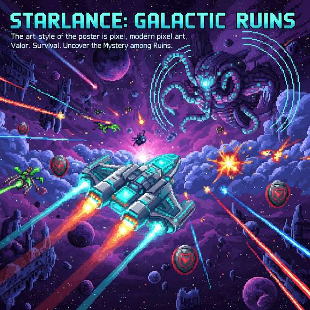 Starlance: Galactic Ruins - Fixed Shooter Arcade by Jabali AI