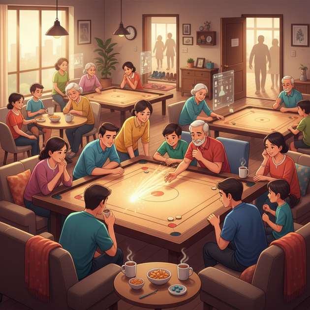 Gather Round Carrom - Ping Pong by Jabali AI