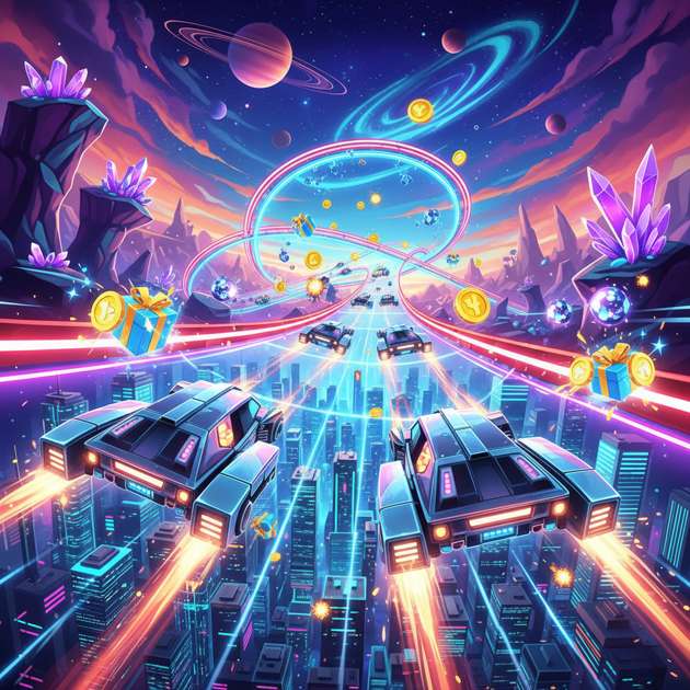 Neon Velocity: Turbo Rivals - 3D Racing by Jabali AI