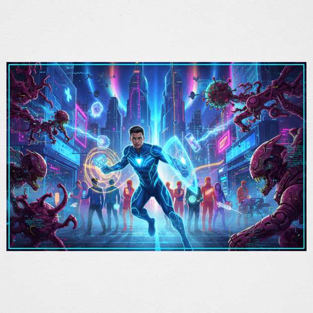 Virus Buster: Rise of the Superhero - create-from-scratch by Jabali AI