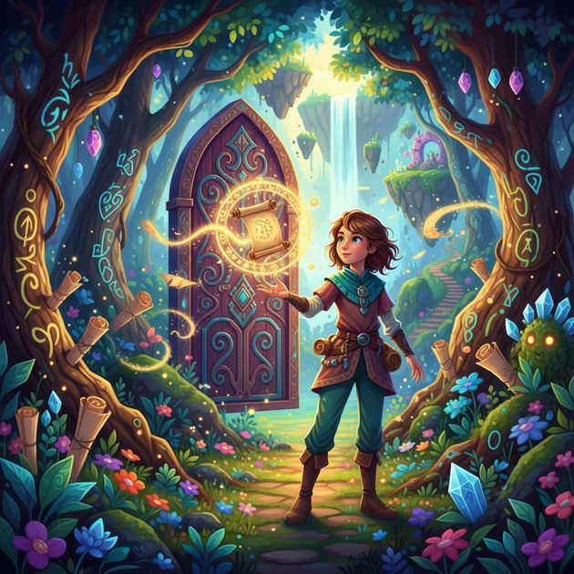 Parchment Pathways - Dungeon Crawler RPG by Jabali AI