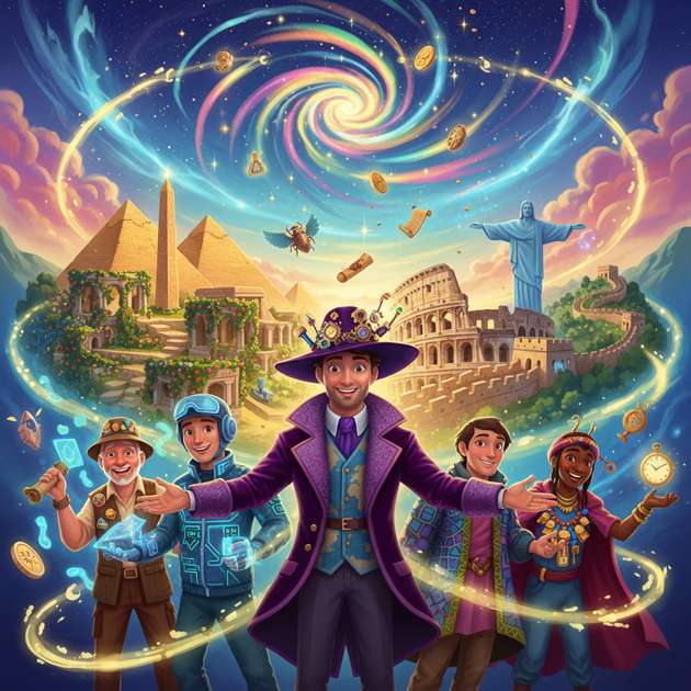 Wonders Unlocked: Time Trek - Trivia Game by Jabali AI