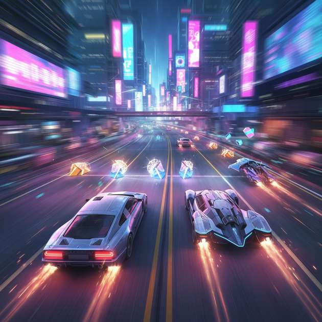 Neon Velocity: Combat Circuit - 3D Racing by Jabali AI