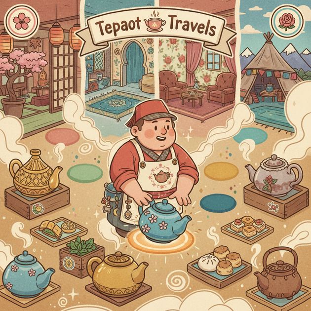Teapot Travels - Grid-Based Puzzle by Jabali AI