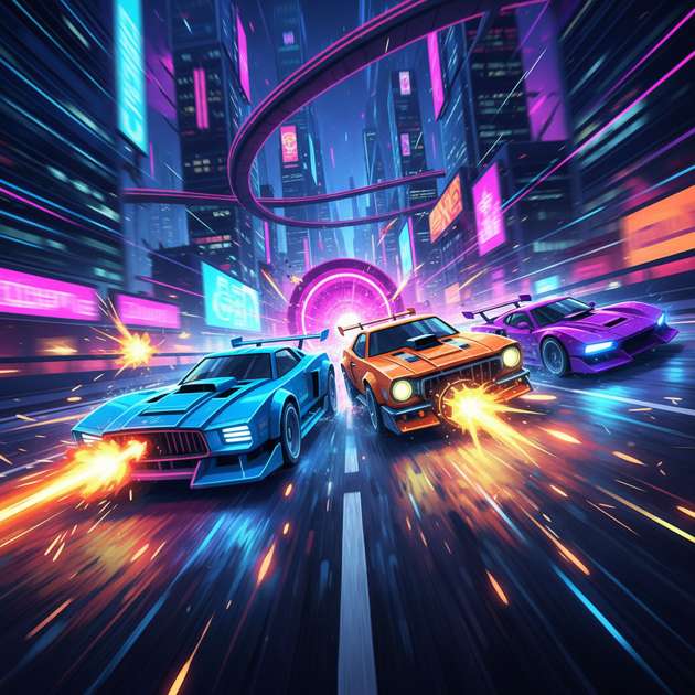 Turbo Fury Rush - 3D Racing by Jabali AI