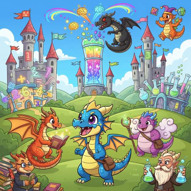 Dragon Land: Math & Science - Adventure RPG by Jabali AI