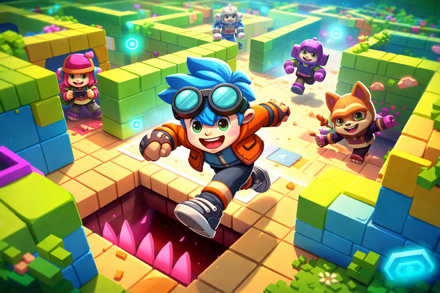 FunRun Maze Mayhem Multiplayer - Instant game by Jabali AI