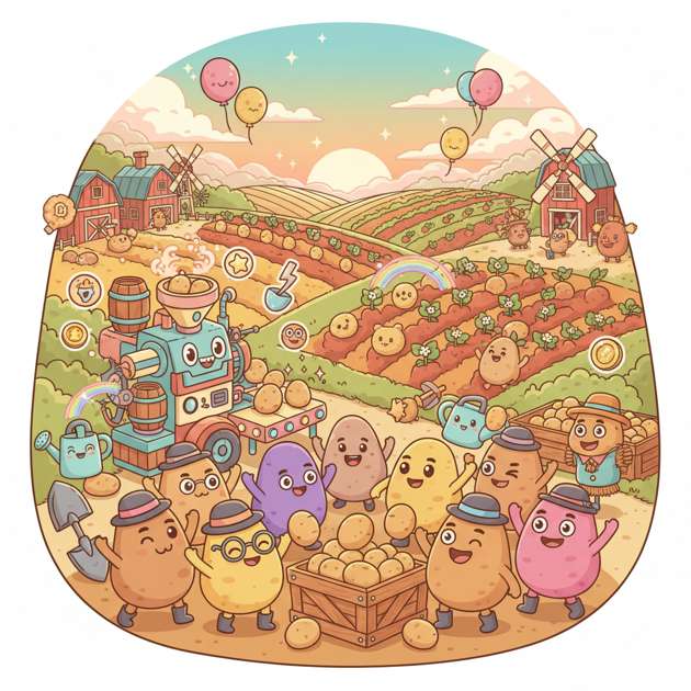 Potato Paradise Clicker - Idle RPG by Jabali AI
