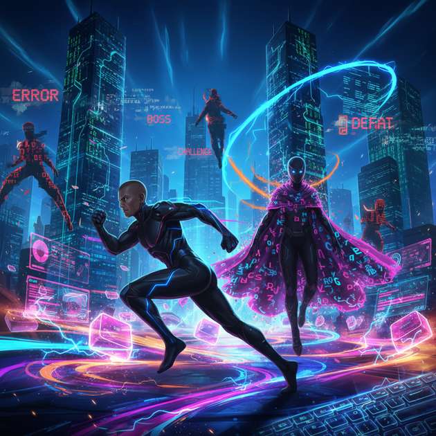 Neon Cipher Circuit - Endless Tapping by Jabali AI