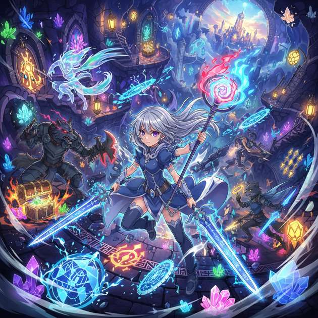Labyrinth Reforged: Ayame’s Quest - Dungeon Crawler RPG by Jabali AI