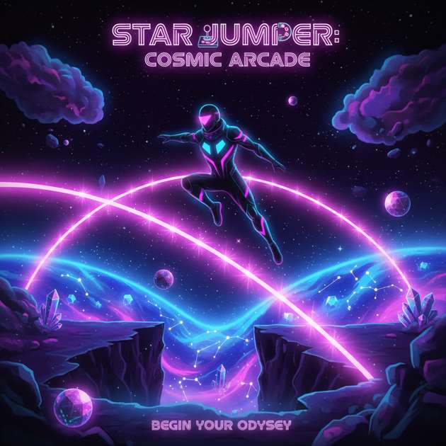 Cosmic Pathways - Crossing Arcade by Jabali AI