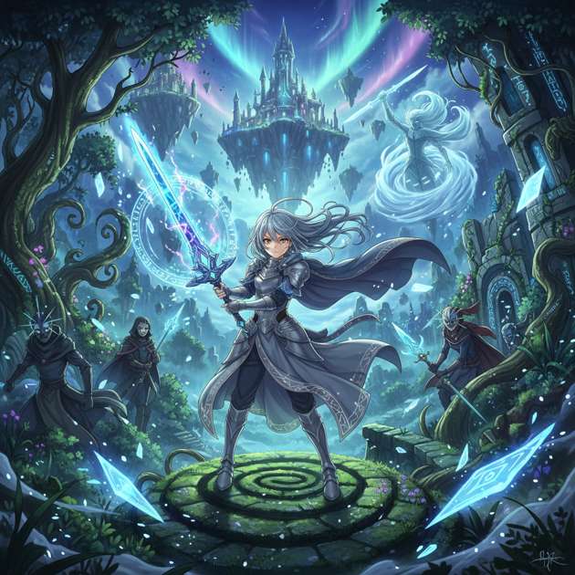 Skyblade Odyssey - Dungeon Crawler RPG by Jabali AI