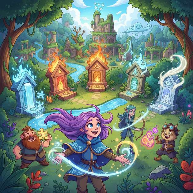 Elemental Village Quest - Adventure RPG by Jabali AI
