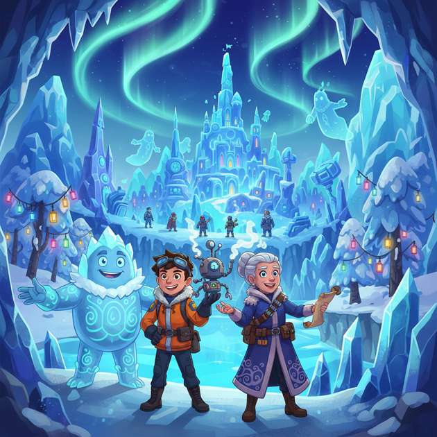 Frozen Relics: Arctic Awakening - Adventure RPG by Jabali AI