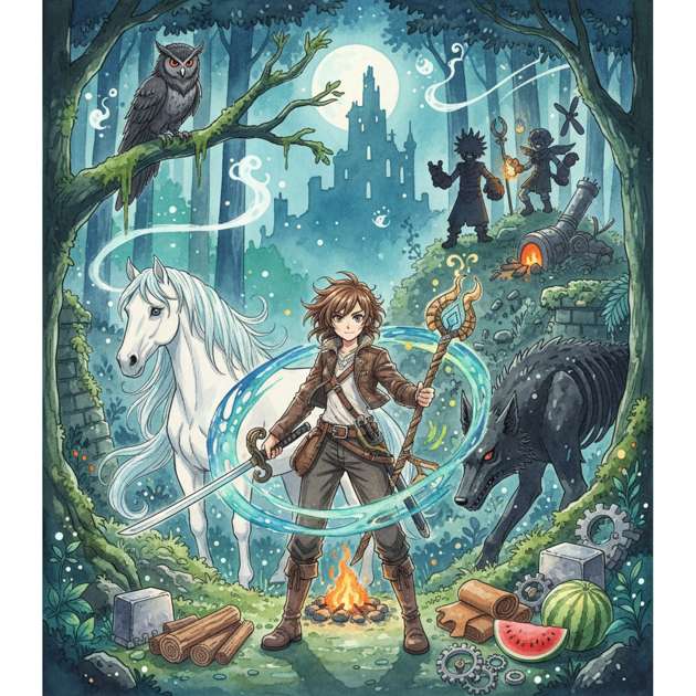 Moonlit Forest Legends - Adventure RPG by Jabali AI