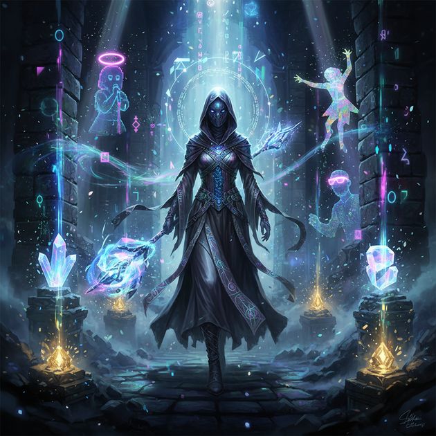 Glyph Parade: Chromatic Ruins - Dungeon Crawler RPG by Jabali AI