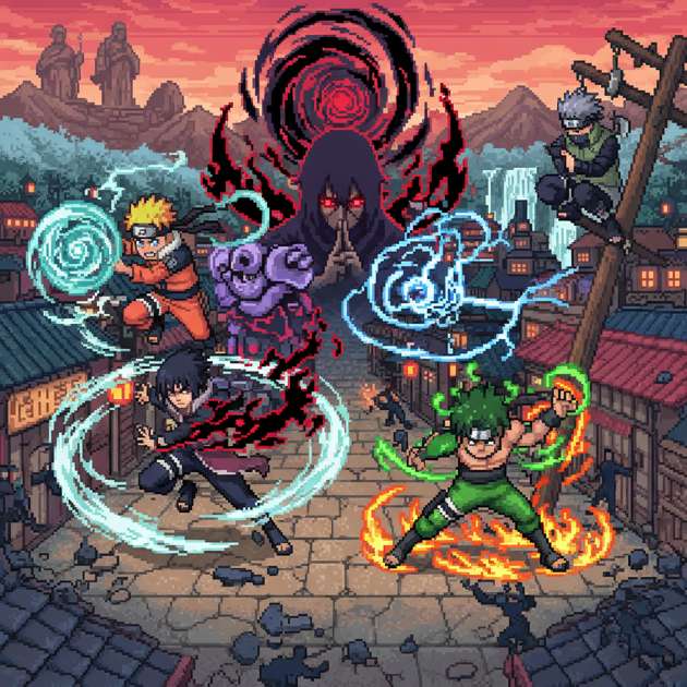 Naruto: Pixel Shinobi - 3D Open World by Jabali AI