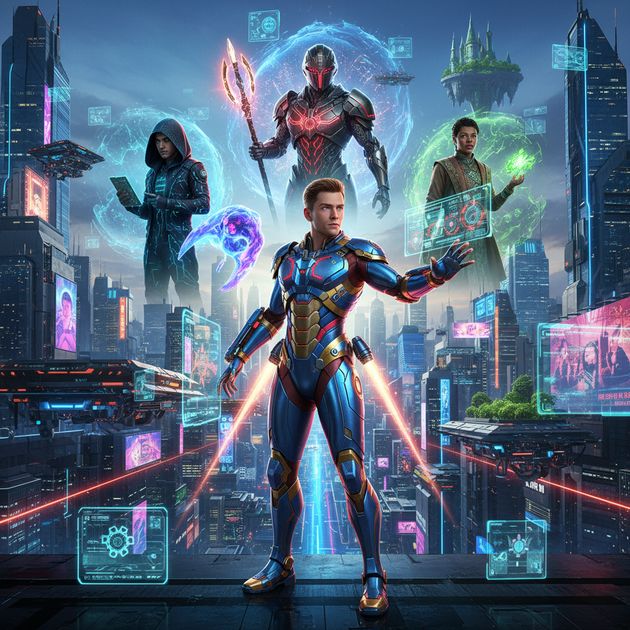 Neon Forge: Ascension - Adventure RPG by Jabali AI