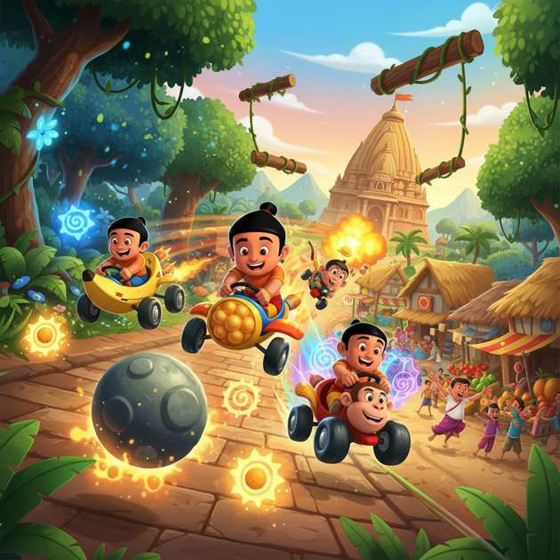 Chota Bheem: Turbo Takedown - 3D Racing by Jabali AI