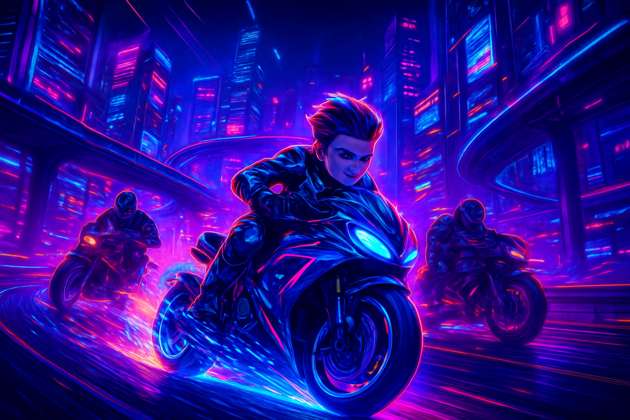 Neon Velocity: Urban Rival - 3D Racing by Jabali AI