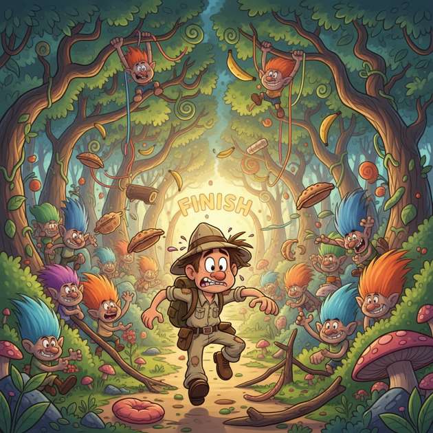 Troll Dodge Dash - Crossing Arcade by Jabali AI