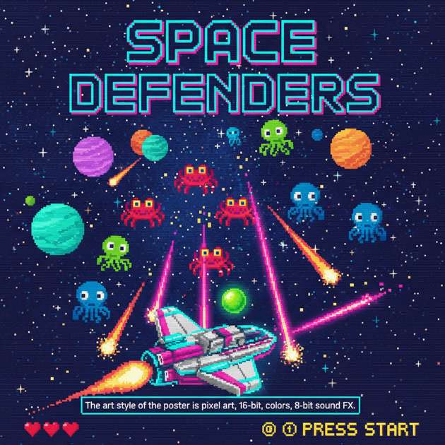 Space Defenders - Fixed Shooter Arcade by Jabali AI